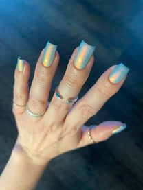 Fire Pink Rainbow.000 Blue Nail Polish – PI Colors